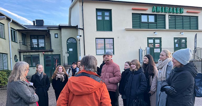 Arkitektstudenter intog Amiralen: "Känsla & historia" - Essunga kommun